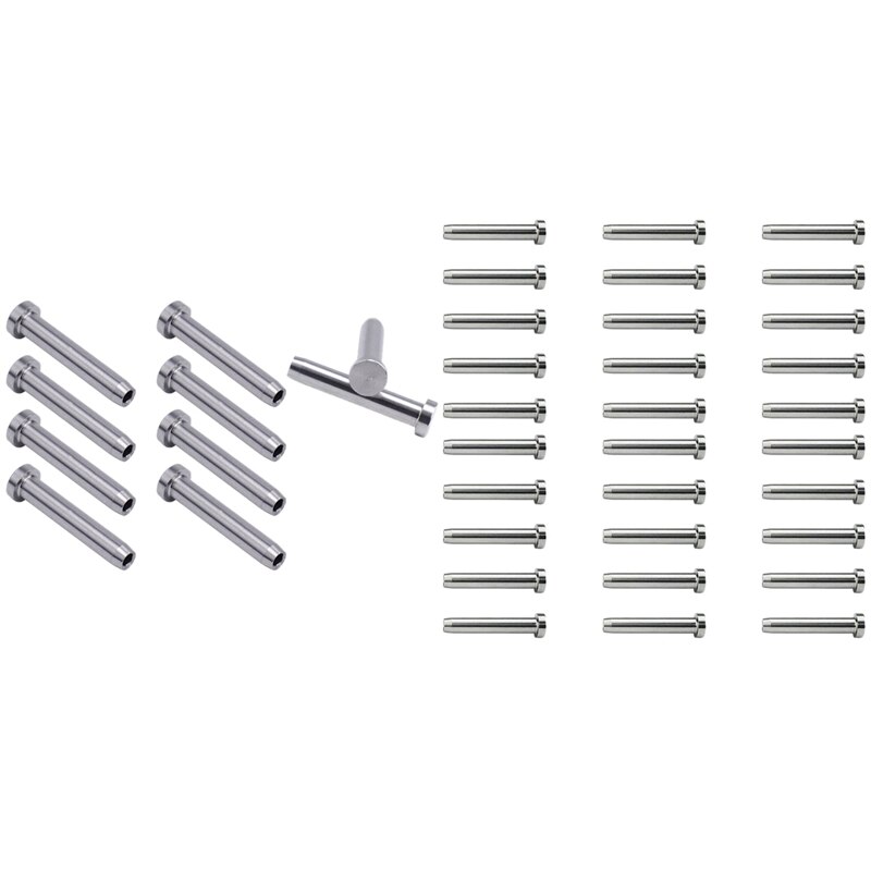 40Pcs Stemball Swage Stud Dead Ends Threaded Stud ... – Vicedeal