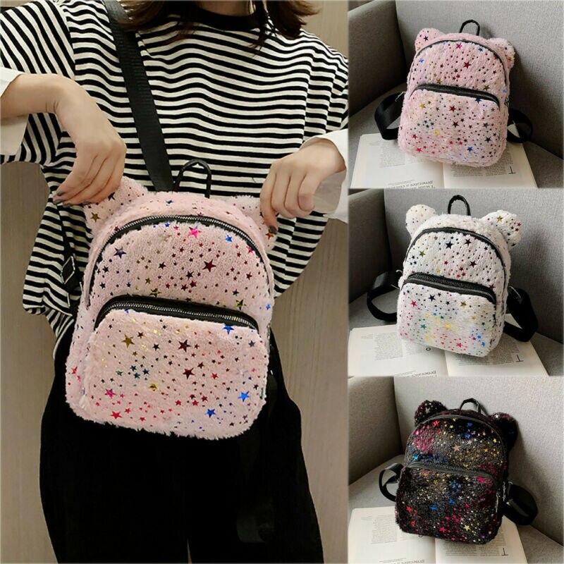 Sequins Bling Backpack Girls/Women School Bags For... – Vicedeal