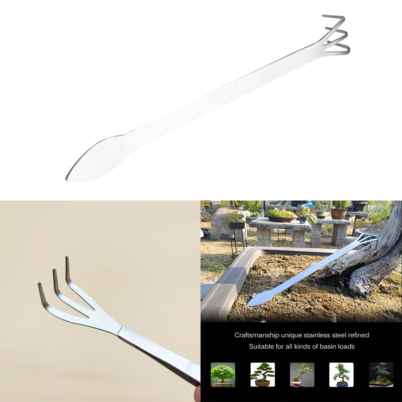 Garden Tool Hand Rake Soil Scarifier 2 In 1 With E... – Grandado