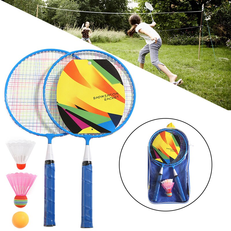 Raqueta de bádminton para niños, juego de pelota, ... – Grandado