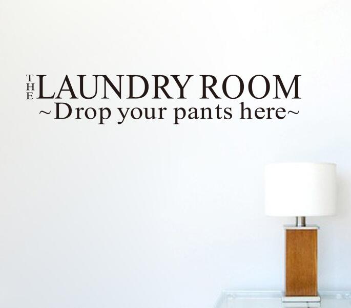Laundry Room Washroom Waterproof Wall Stickers Dec... – Grandado