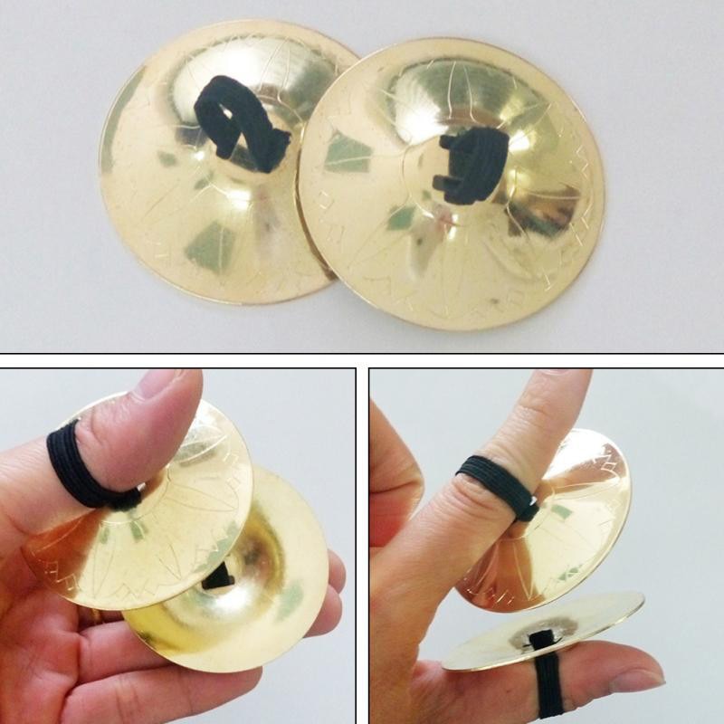 1 paire de cymbales de danse du ventre en métal de... – Grandado