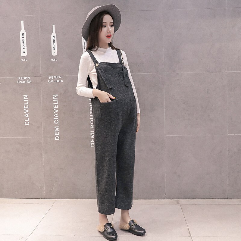 Maternity Spring Clothes Bib Cotton Jumpsuit Mater... – Grandado