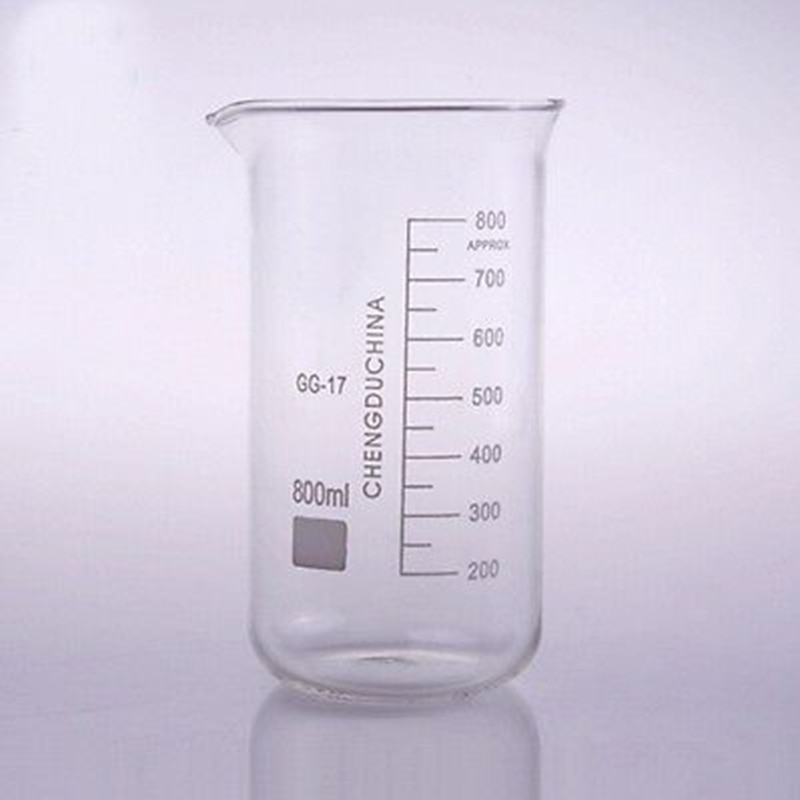 800ml Tall Form Beaker Chemistry Laboratory Borosi... – Grandado