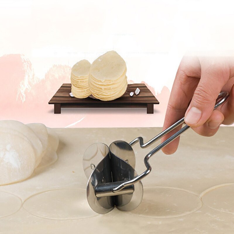 Stainless Steel Dough Press Dumpling Maker Mould P... – Vicedeal