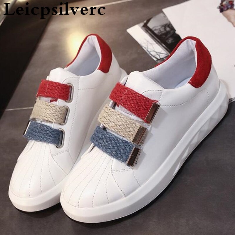 Spring and autumn foot wide fat women shoes casual... – Grandado