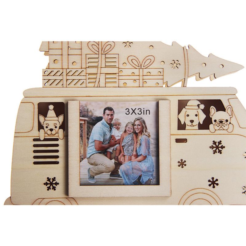 Innovative Wooden Picture Photo Frame with Night L... – Vicedeal