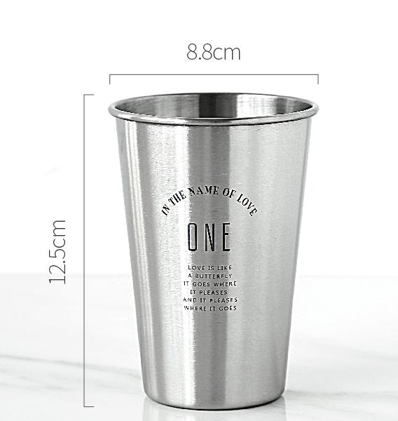 Stainless Steel Cold Drink Cup Nordic Industrial W... – Grandado