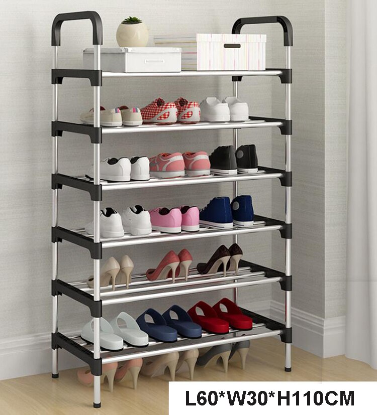 Metal Standing Shoe Rack Shoes Storage Shelf Organ... – Grandado