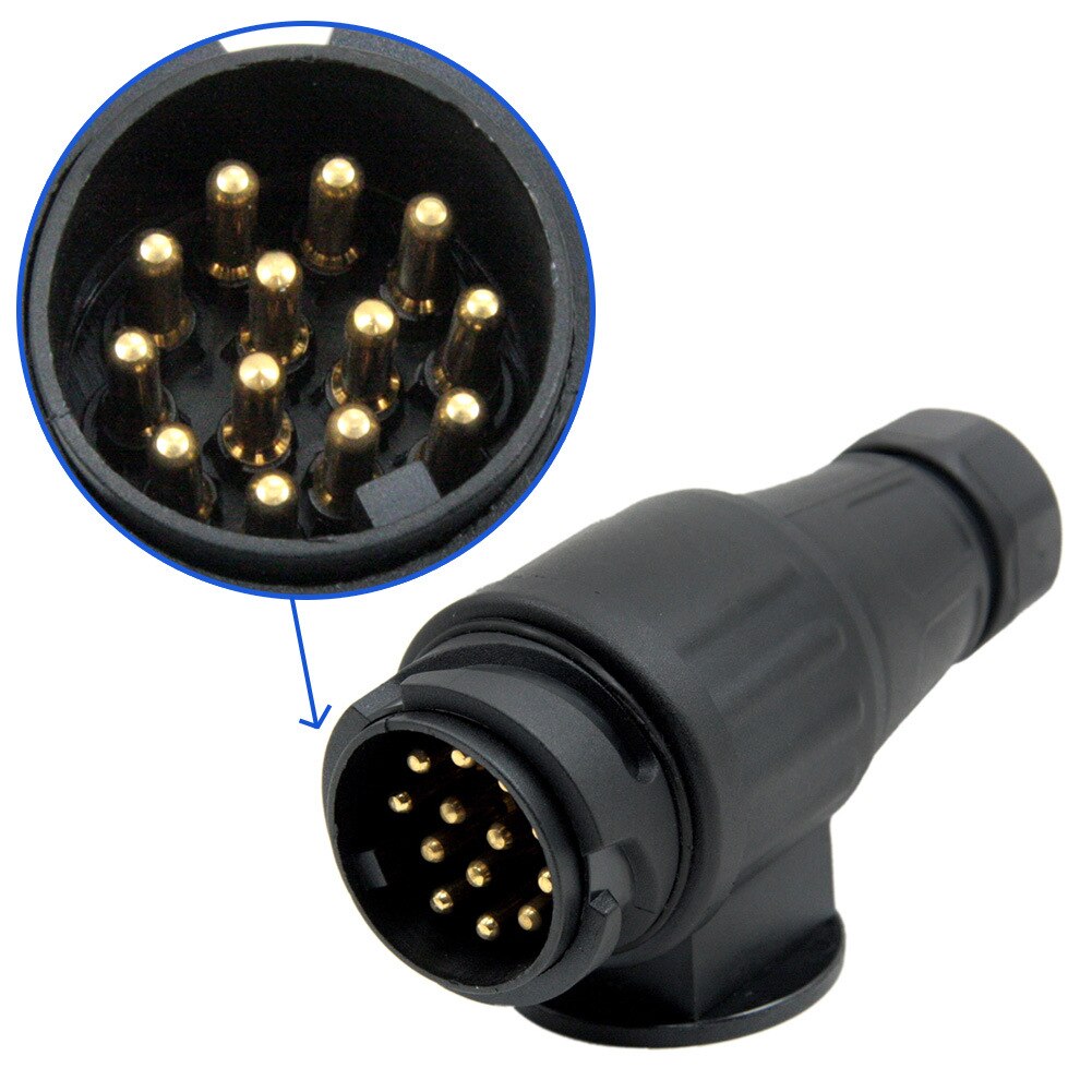 1x 13Pin Caravan Connector with Screw End 12V RV E... – Grandado