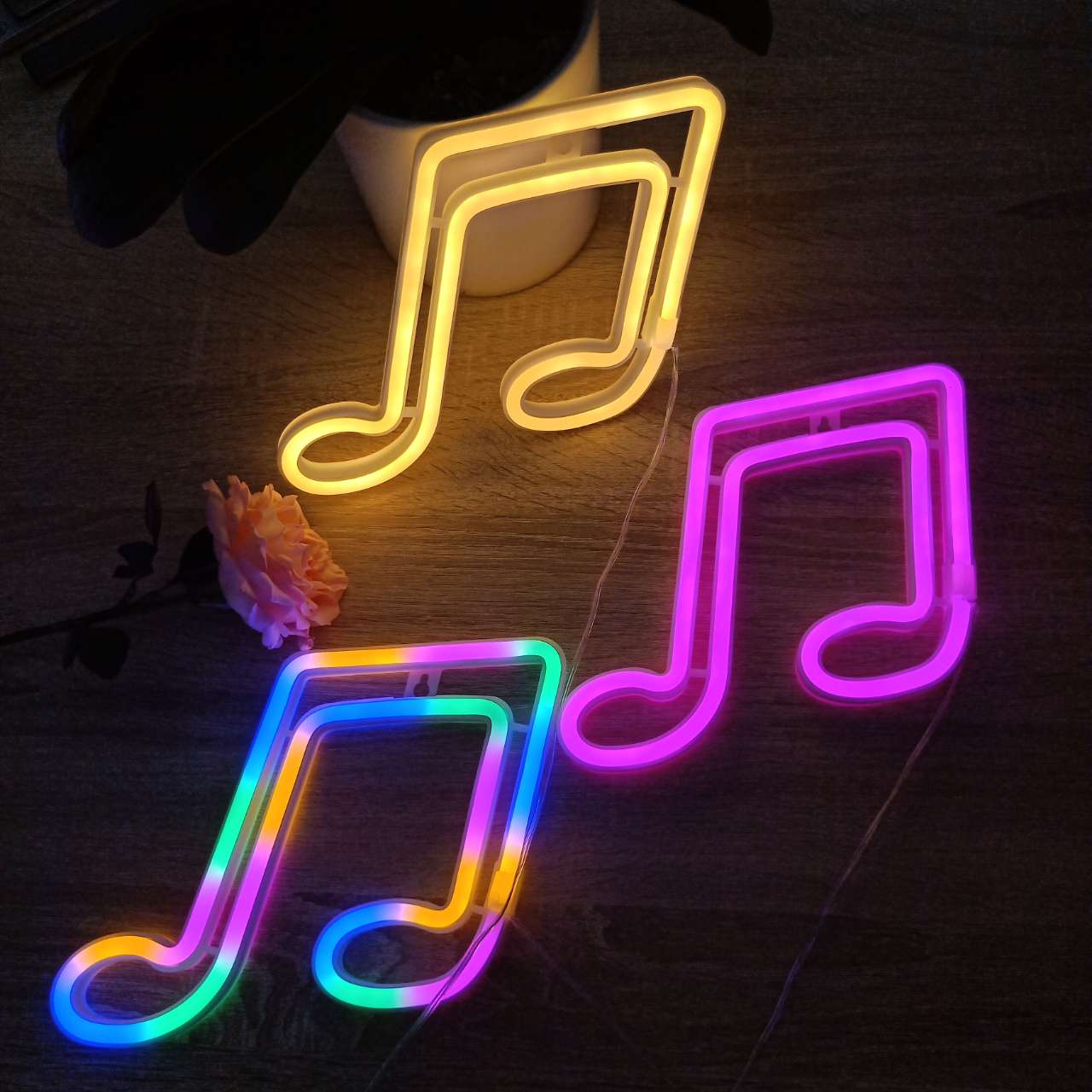 Music Symbol LED Neon Light Sign Wall Hanging Art ... – Grandado