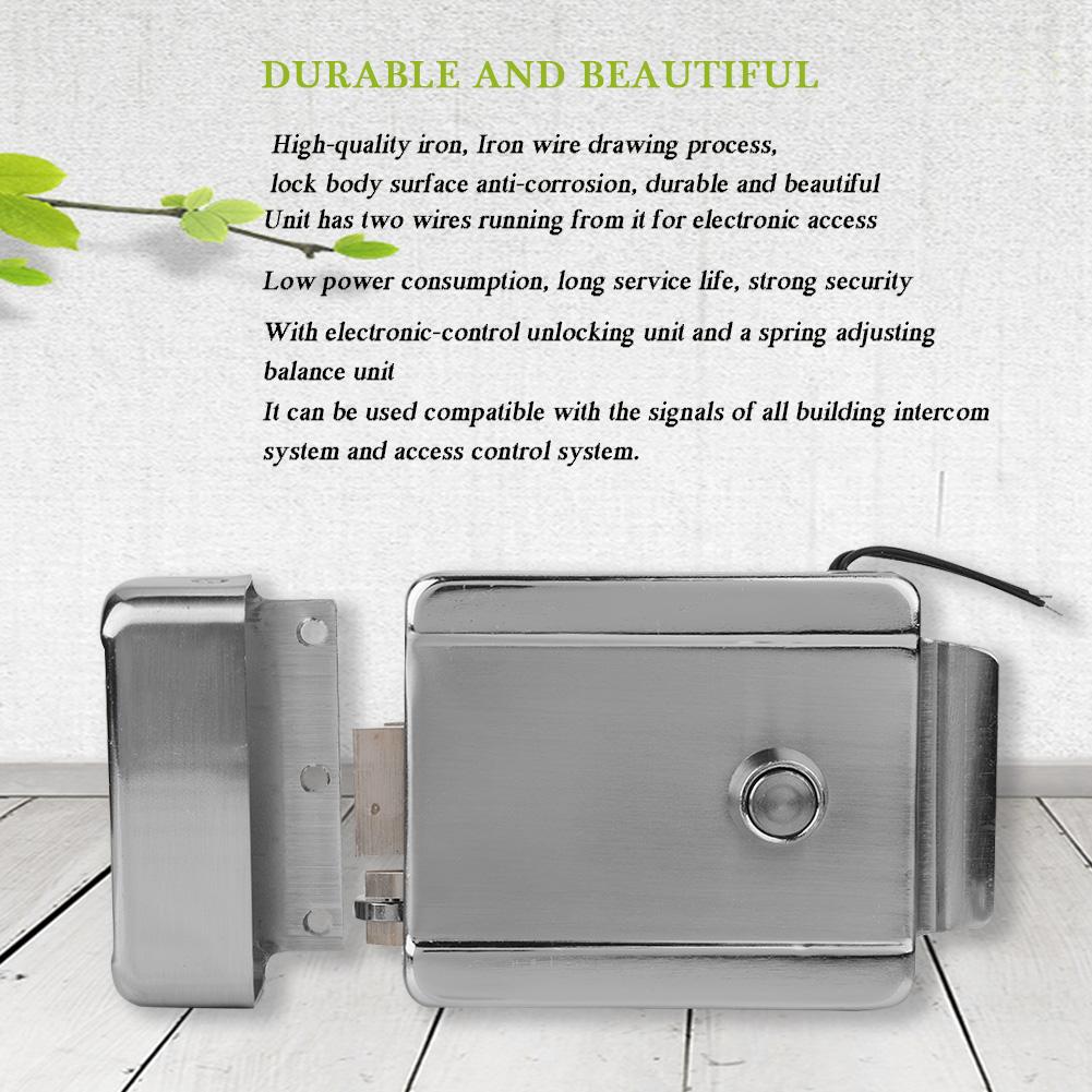 Metal Waterproof Electric Control Lock Access Door... – Grandado