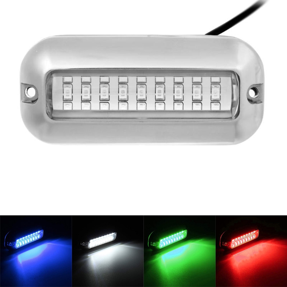 Universal 12V DC White/Blue/Green 42LED Marine Sta... – Grandado