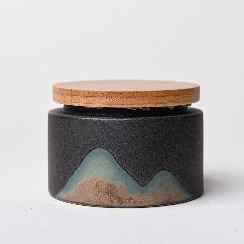 Green Moutain Ceramic Tea Pot Tea Box Packaging Bo... – Vicedeal