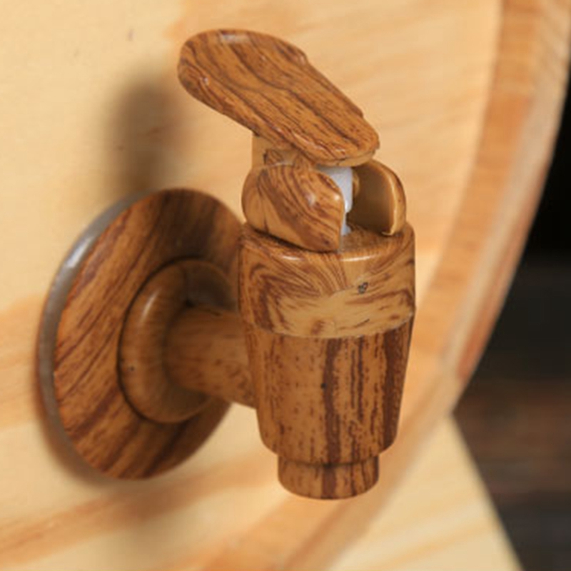 Oak Barrel, 1.5 L / 3 L Oak Storage Barrel Built-i... – Grandado