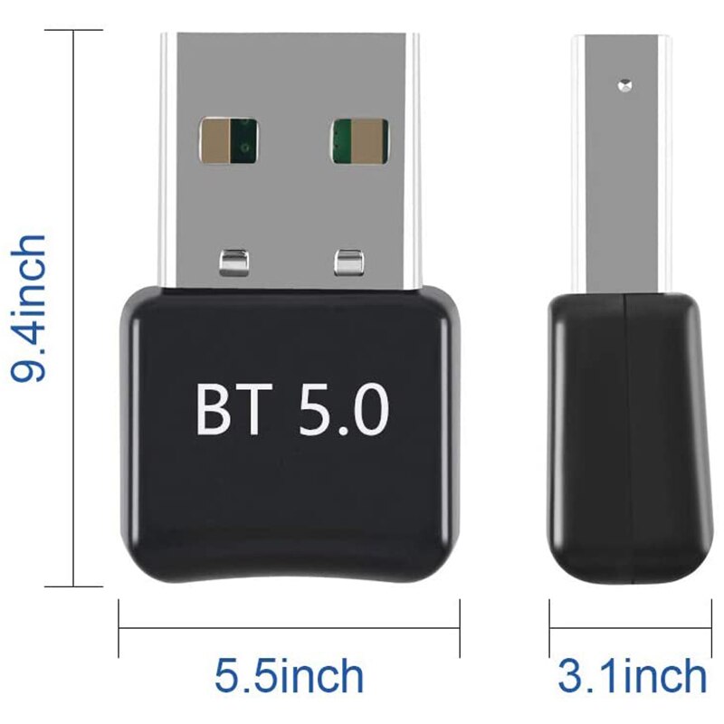 USB Bluetooth 5.0 Dongle Adapter, Wireless Bluetoo... – Vicedeal