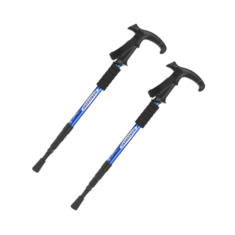 Outdoor Fold Trekking Poles Portable Walking Hikin... – Grandado