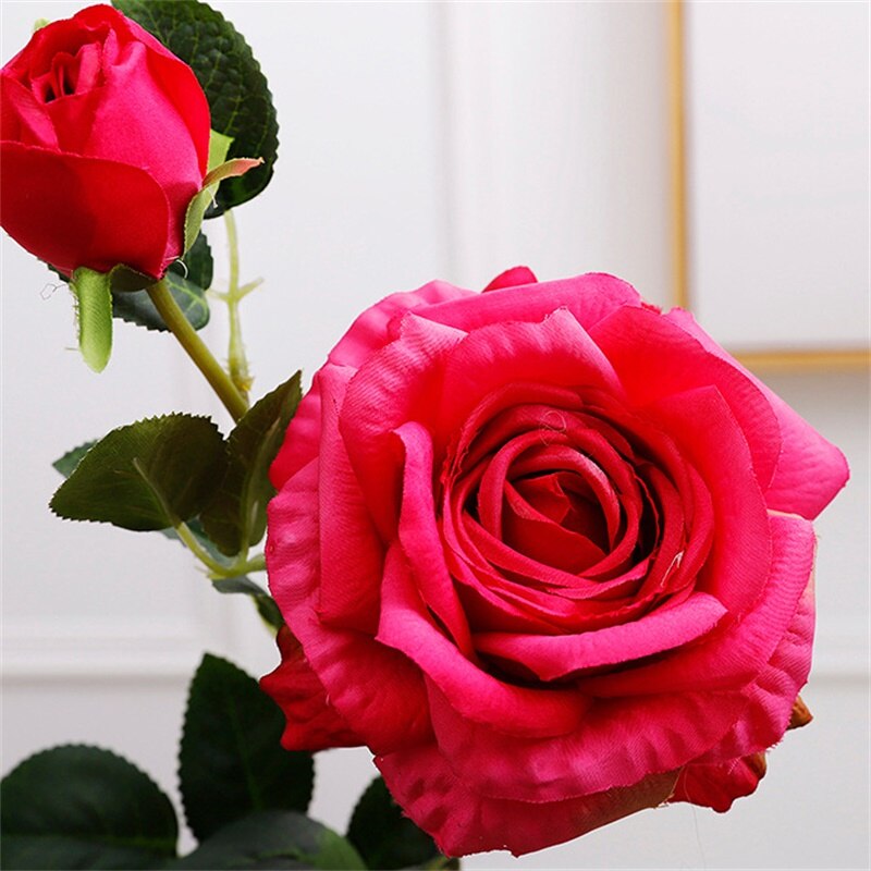 Artificial Low Price Rose Simulation Flower Single... – Grandado