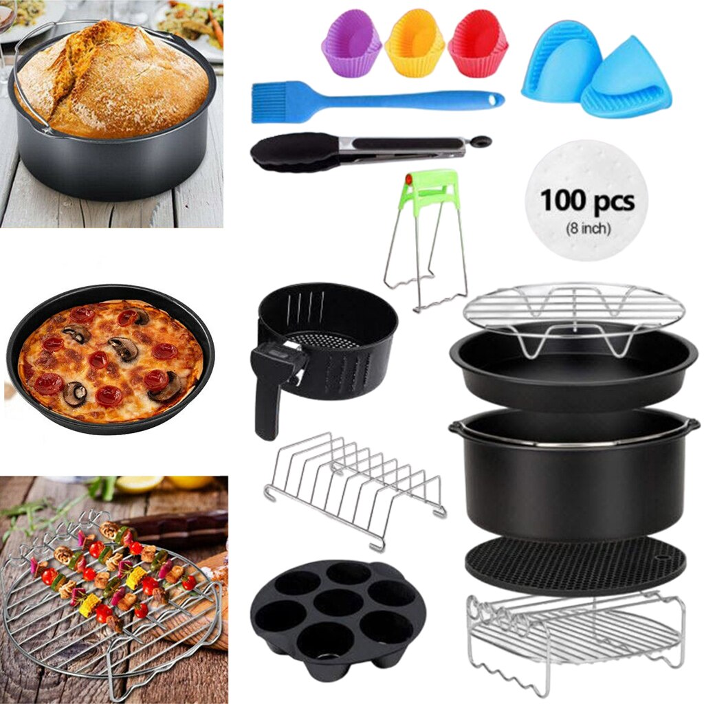 13Set 8 Inch Lucht Friteuse Accessoires Fit Alle 4... – Grandado 13Set 8 Inch Lucht Friteuse Accessoires Fit Alle 4... – Grandado