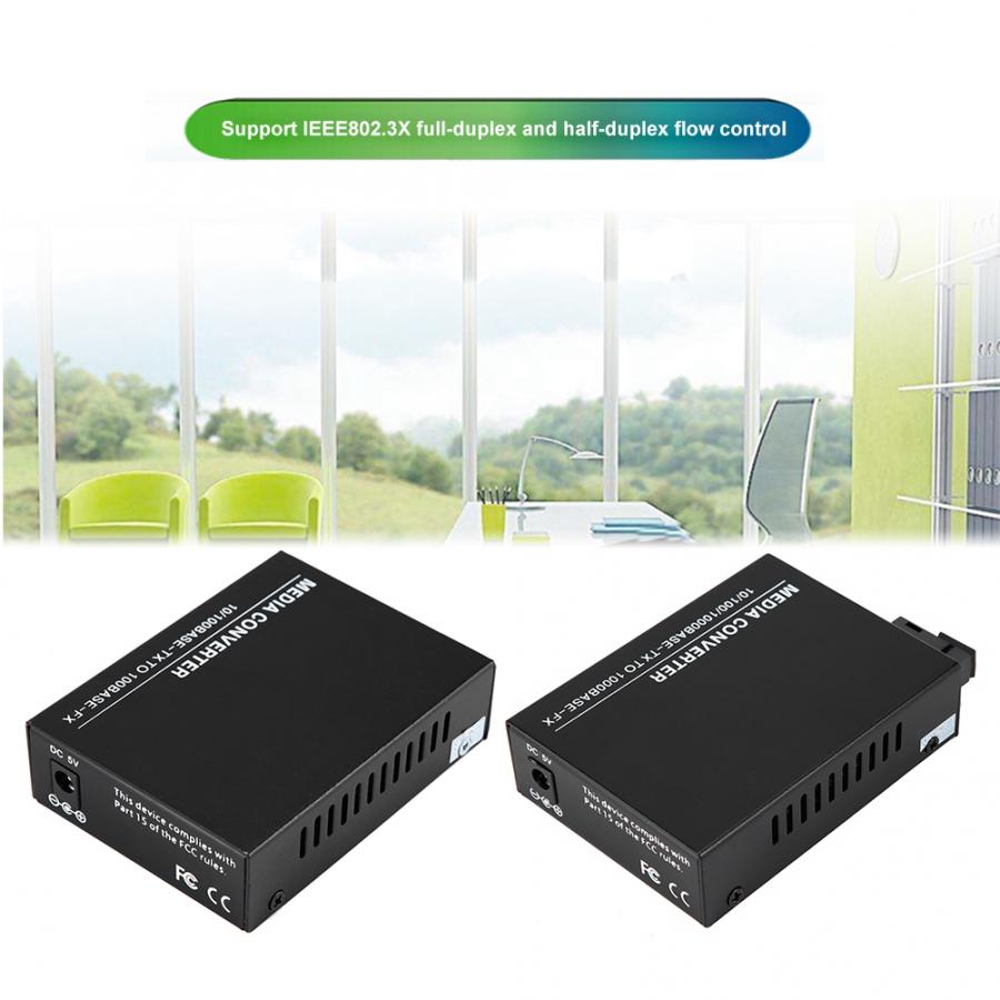 1-kanaals Media Fiber 100 Mbp Optische Converter E... – Vicedeal