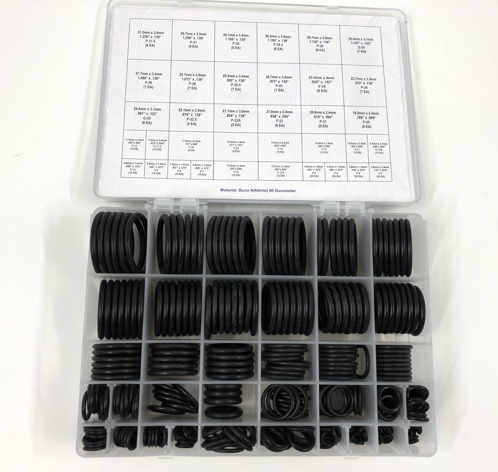 380Pc 36 Maten O Ringen Japanse Metric O-Ring Dive... – Grandado
