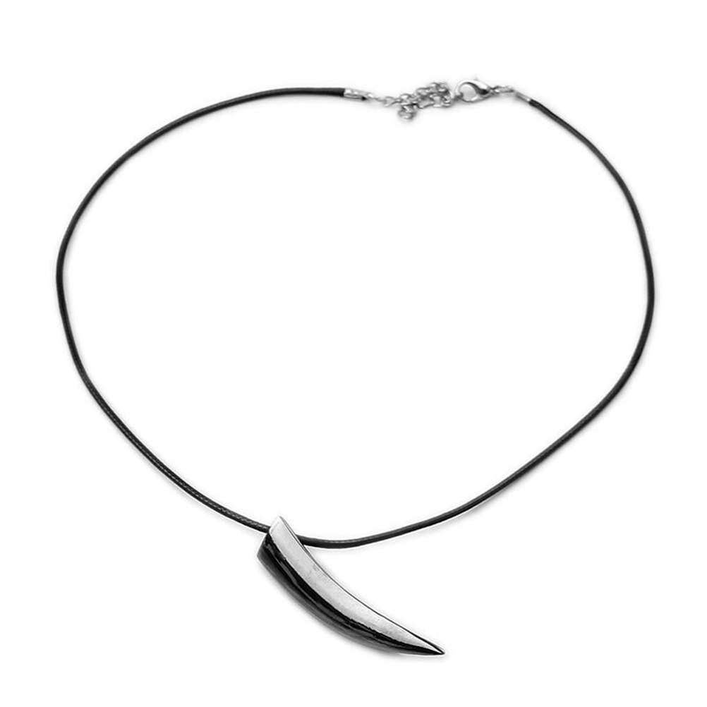 Luxury Men's Stainless Steel Wolf Tooth Pendant Ne... – Grandado