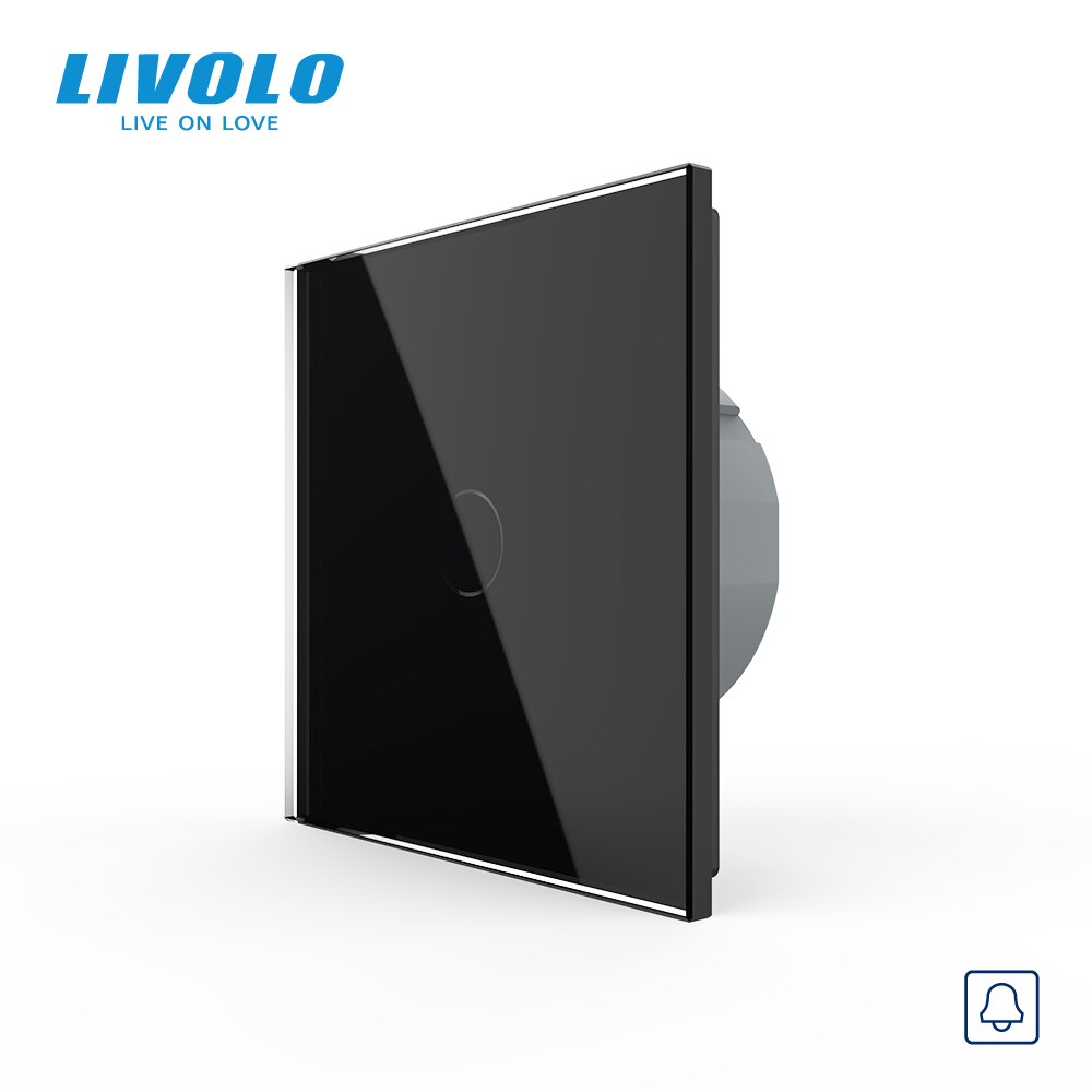 Livolo Eu Standaard, Deurbel Switch, Crystal Glass... – Grandado