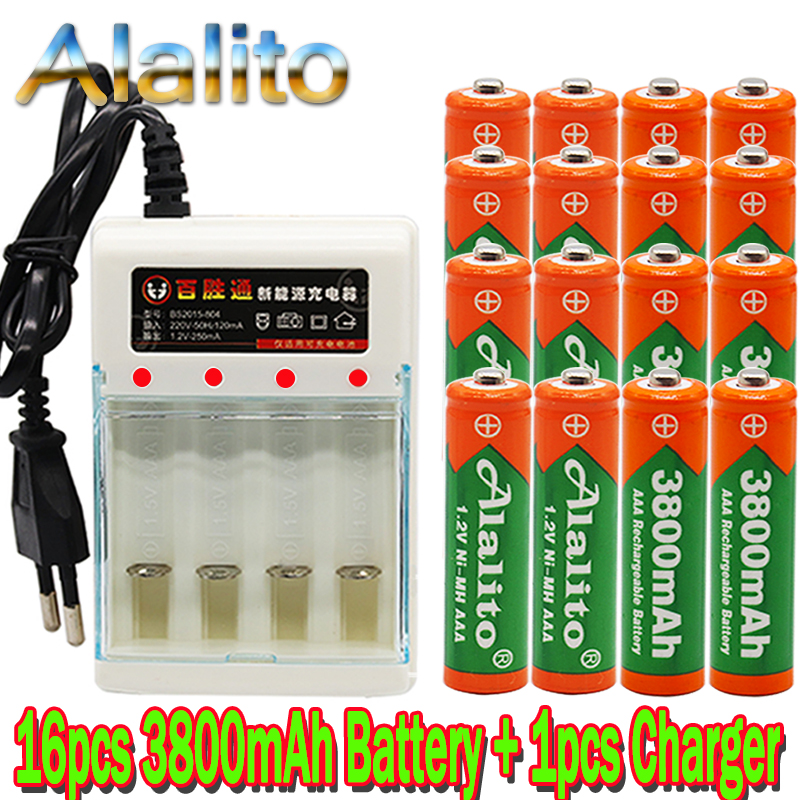 Figh 1.2V 3800mAh NI MH AAA Pre-Charged Ni-MH Rech... – Grandado