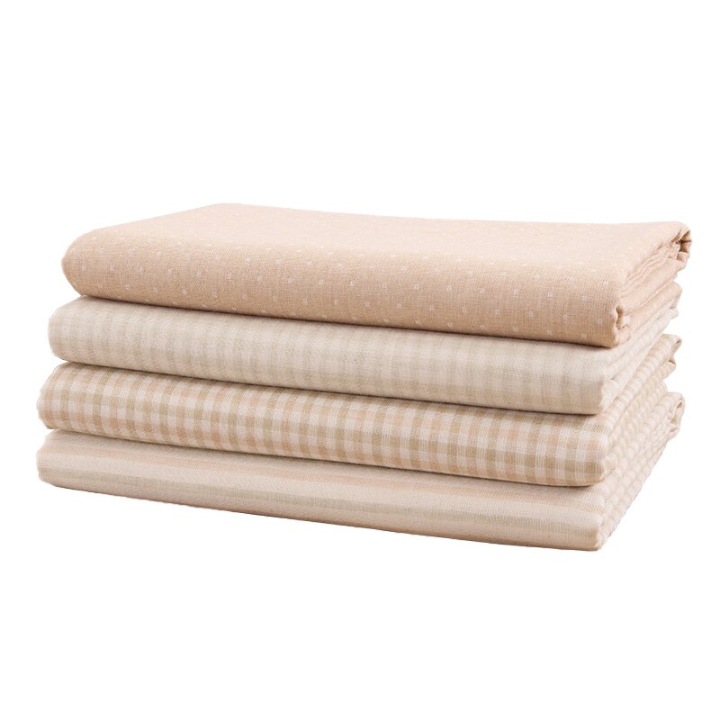 Beige Natuurlijke Kleur Dubbel Gaas Stof Milieuvri... – Vicedeal