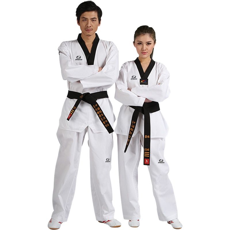 Godt barn voksen extera taekwondo uniform poom v-h... – Vicedeal