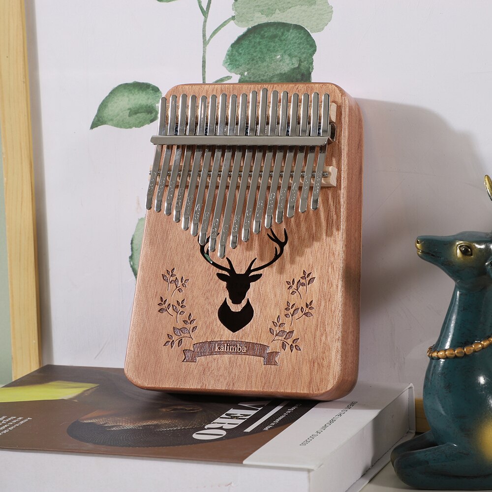 Kalimba 17 key Finger Thumb Piano Mbira Music Box ... – Vicedeal