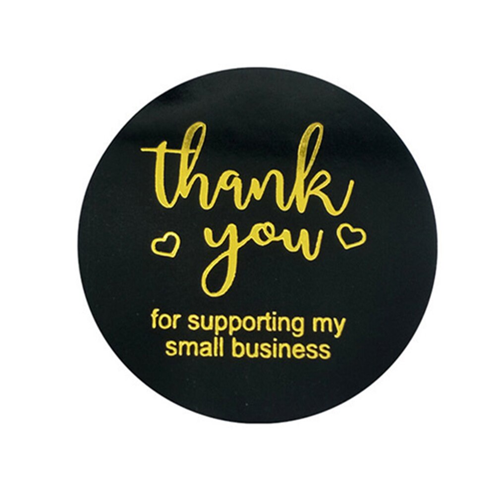 500Pcs/Roll Goudfolie Handgemaakte Dank U Stickers... – Vicedeal