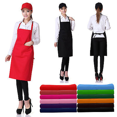 Plain Apron with Front Pocket for Chefs Butchers K... – Vicedeal