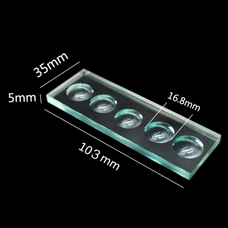 1 Piece Glass Biological Microscope Slide 5mm Thic Grandado