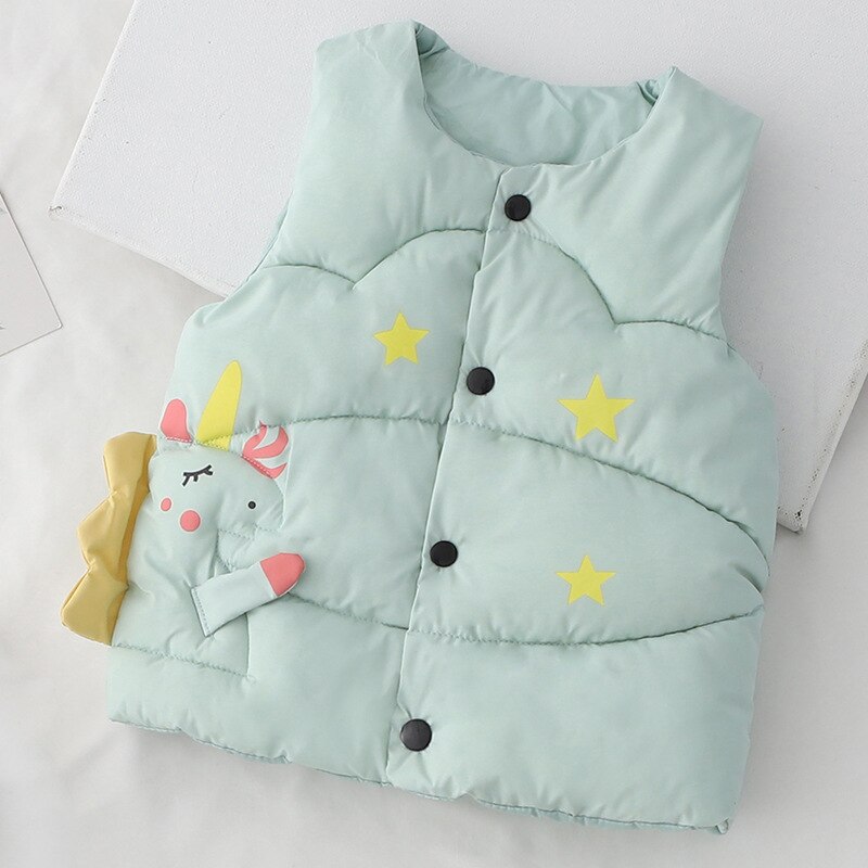 Autumn Winter Warm Vest For Children 2-6Years Baby... – Grandado