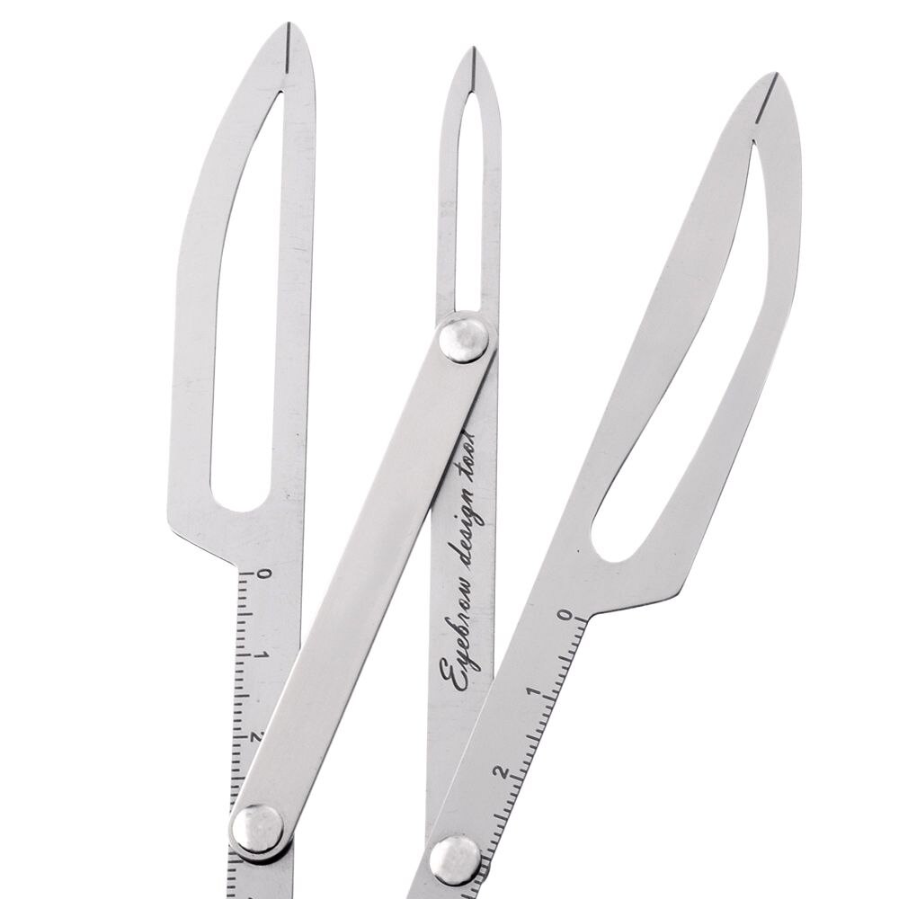 1Pc Pro Stainess Steel Eyebrow Ruler Tattoo Positi... – Grandado