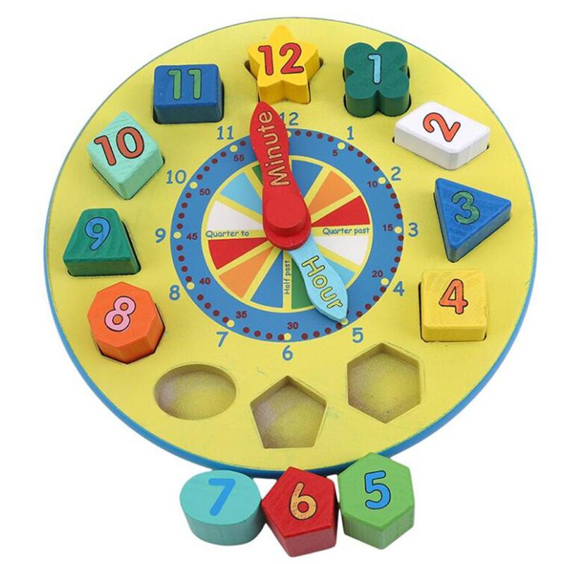 Blocks Digital Clock Child Baby Educational Learni... – Vicedeal