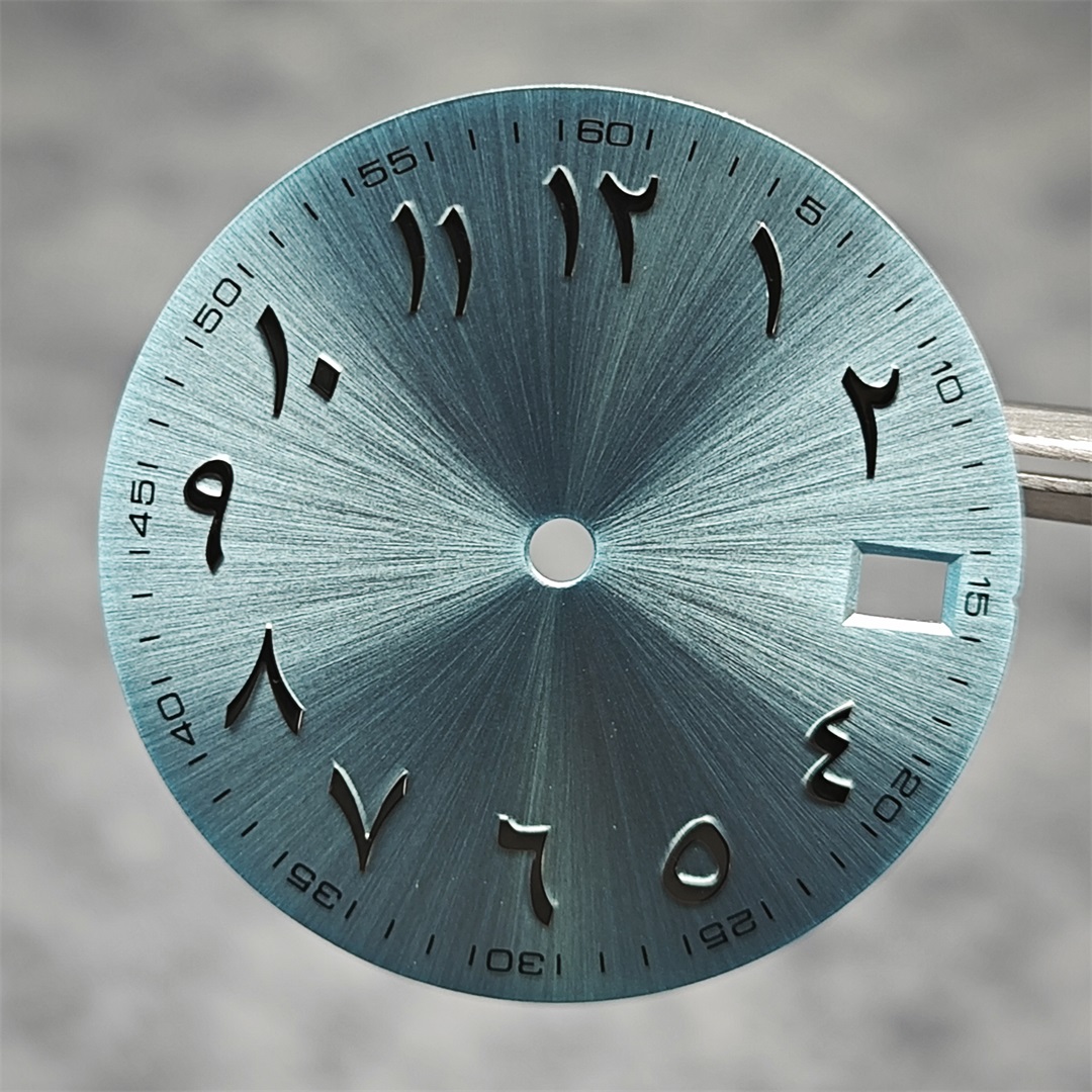 28.5mm Watch Dial Sun Patterned Surface Arabic Alp... – Grandado