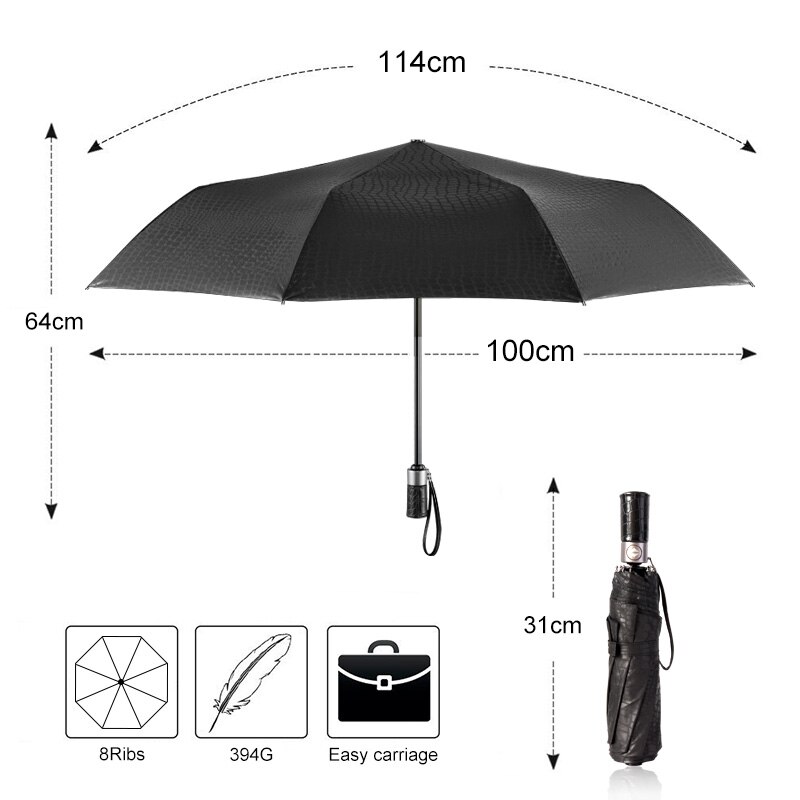 Umbrella Men Winproof Strong Umbrellas Fully Autom... – Vicedeal