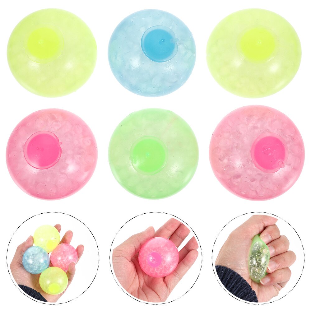 6pcs Luminous Sticky Toys Indoor Stress Relief Bal... – Grandado