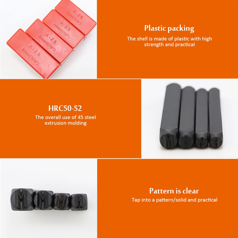 Steel Die Metal Stamping kit Punch Tool Number Let... – Vicedeal