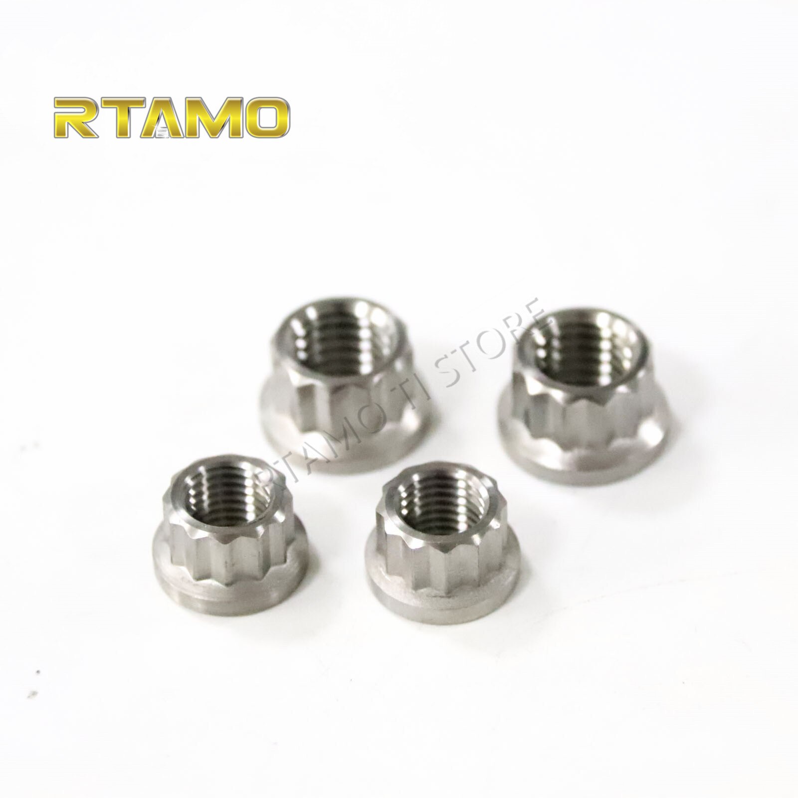 Titanium Flanged Bi-Hex Nut M10x1.25P /M12X1.75P N... – Grandado