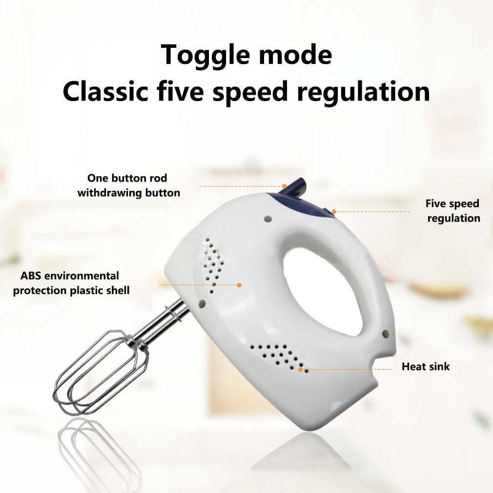 5 Speed Control Hand Mini Mixer Food Blender Multi... – Vicedeal