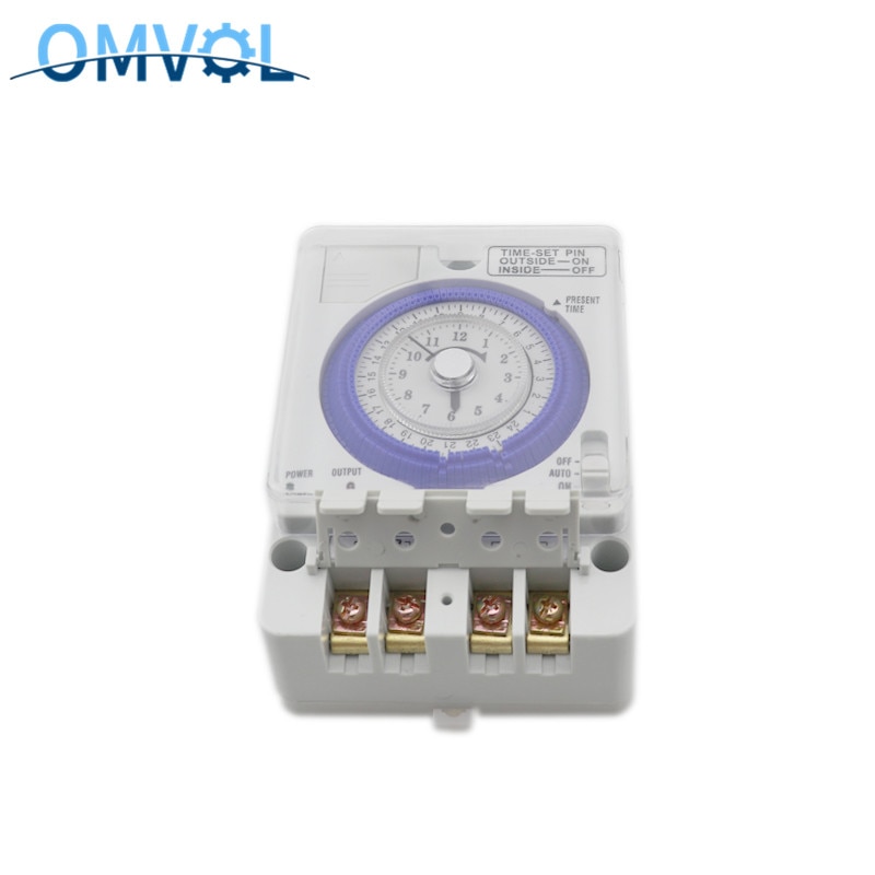 TB388 Mechanical Timer Switch 100-240V 24H 96 Sett... – Grandado