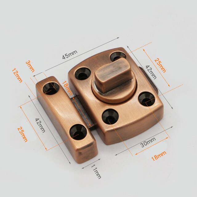 Universele Deur Klink Metalen Haak Klink Slot Zink... – Vicedeal