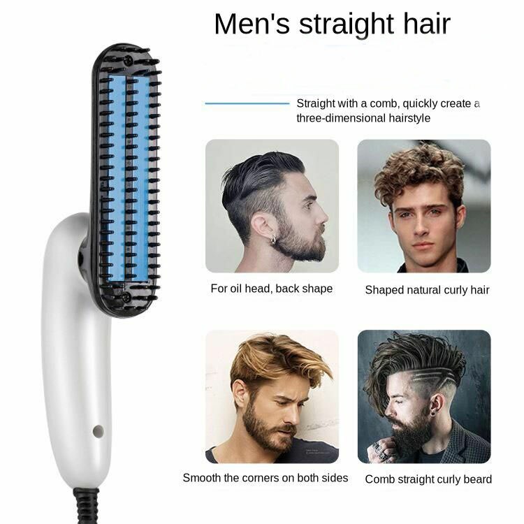 Multifunctional Beard Straightener Heated Man's Ha... – Vicedeal