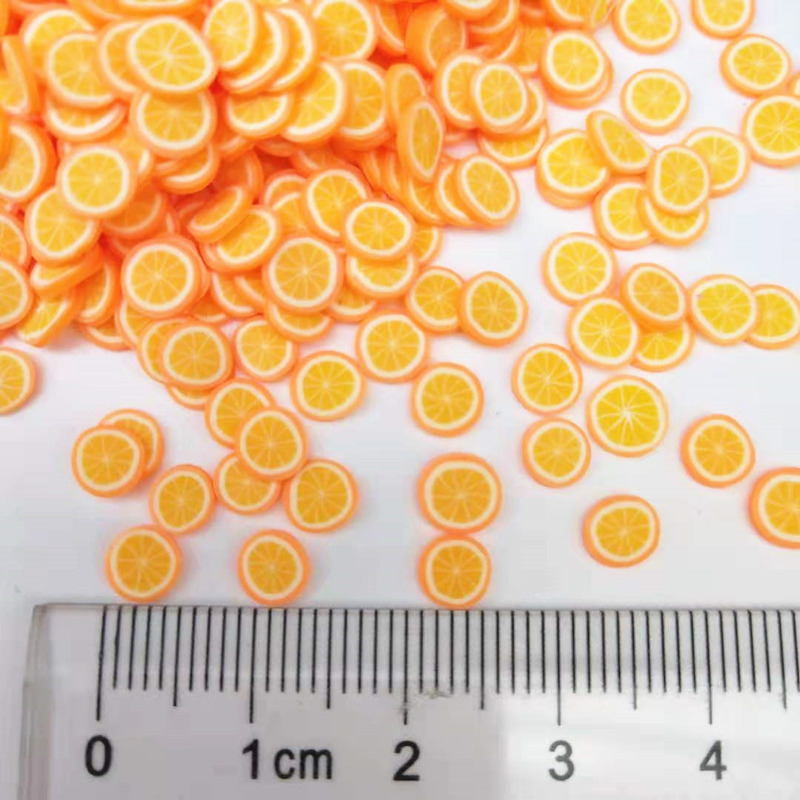 20g/lot 5mm Orange Fruit Polymer Clay Slices Plast... – Vicedeal