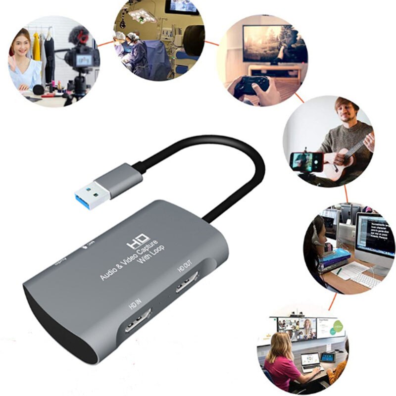 2Pcs USB3.0 4K to Dual HDMI, 1080P Video Capture C... – Grandado