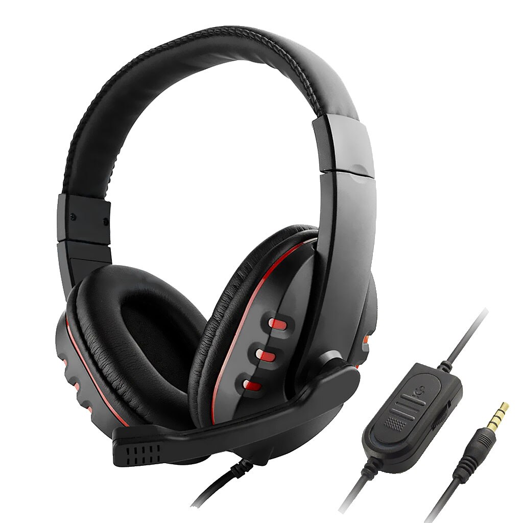 3.5mm Microphone Headset PC Video Game Stereo Head... – Vicedeal