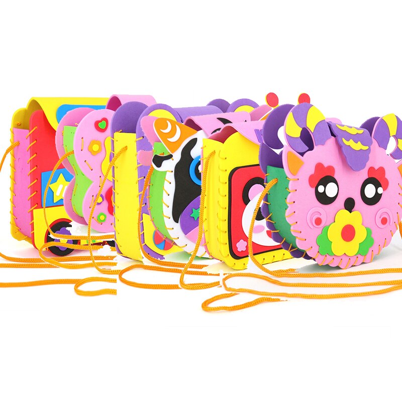2pcs/lot Education Toy EVA DIY Animal Cartoon Bag ... – Grandado